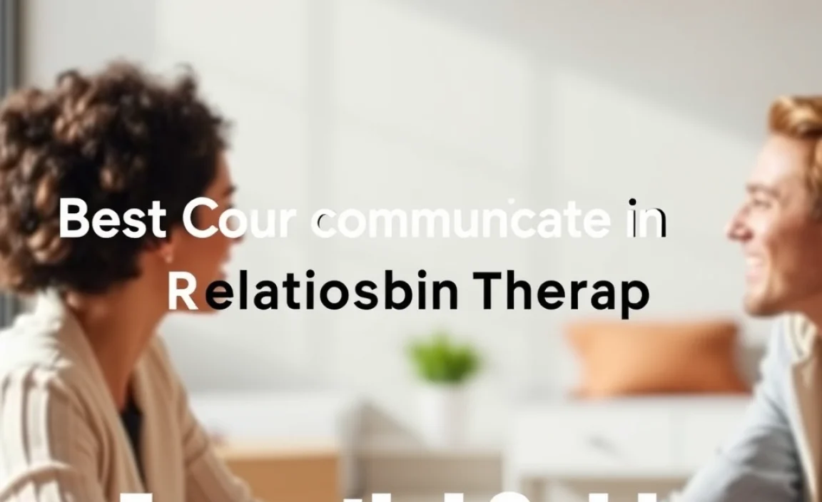 Best How to Communicate in Relationship Therapy: Essential Guide ...